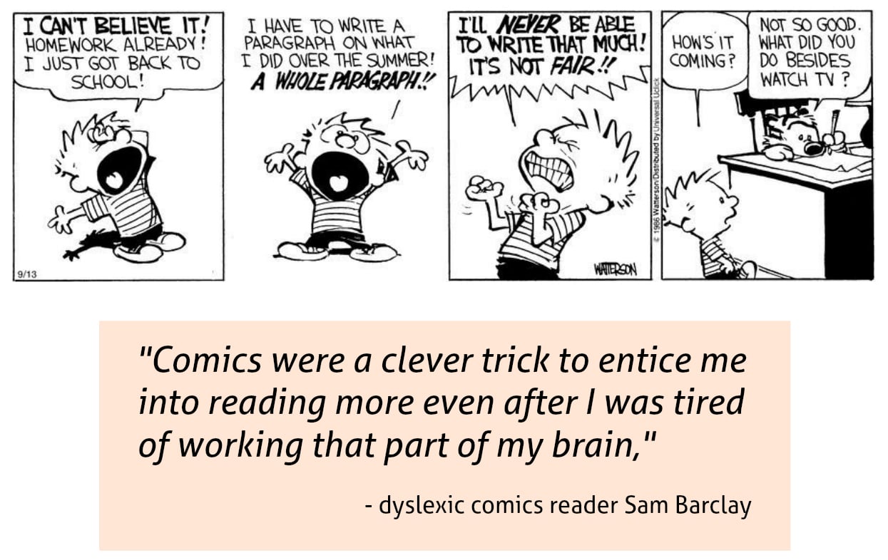 COMICS AND DYSLEXIA: A Curious Connection... - Dyslexia | Dyslexic ...