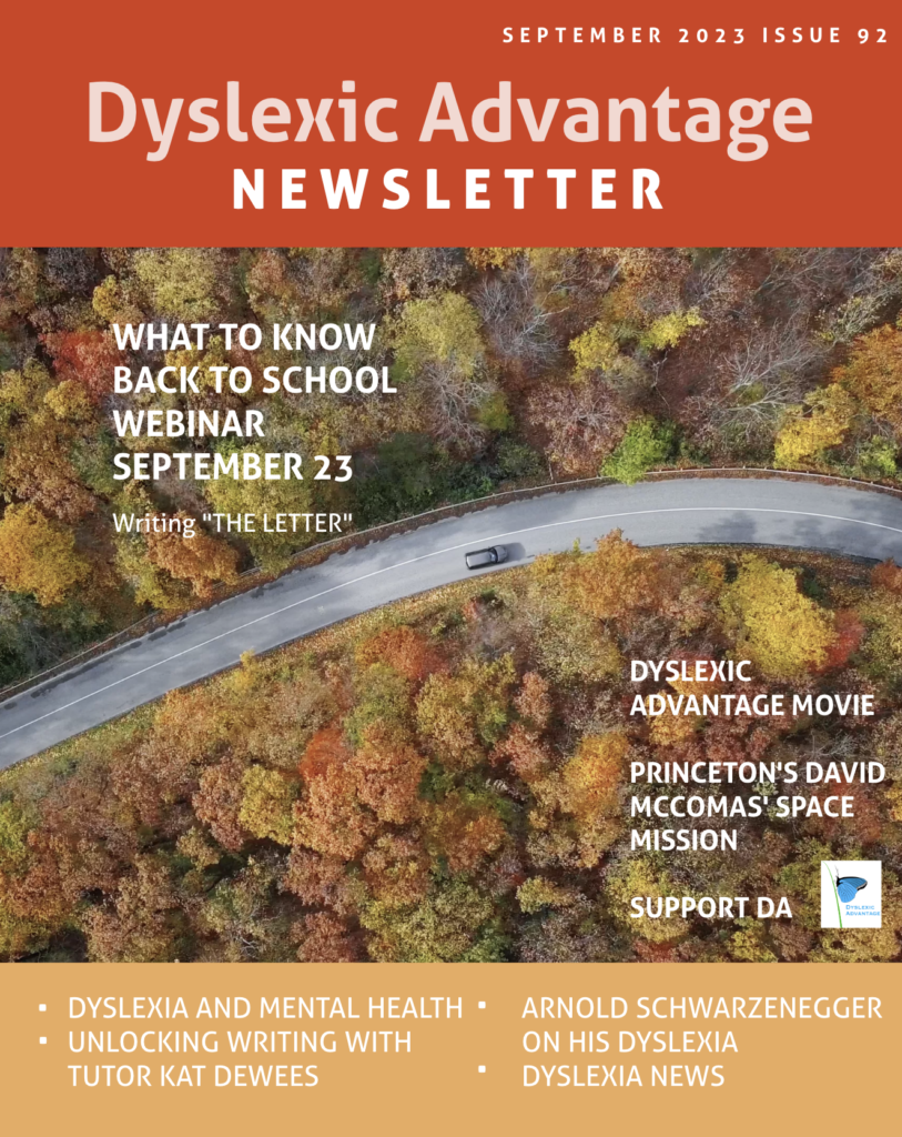 September 2023 Newsletter - Dyslexia | Dyslexic Advantage