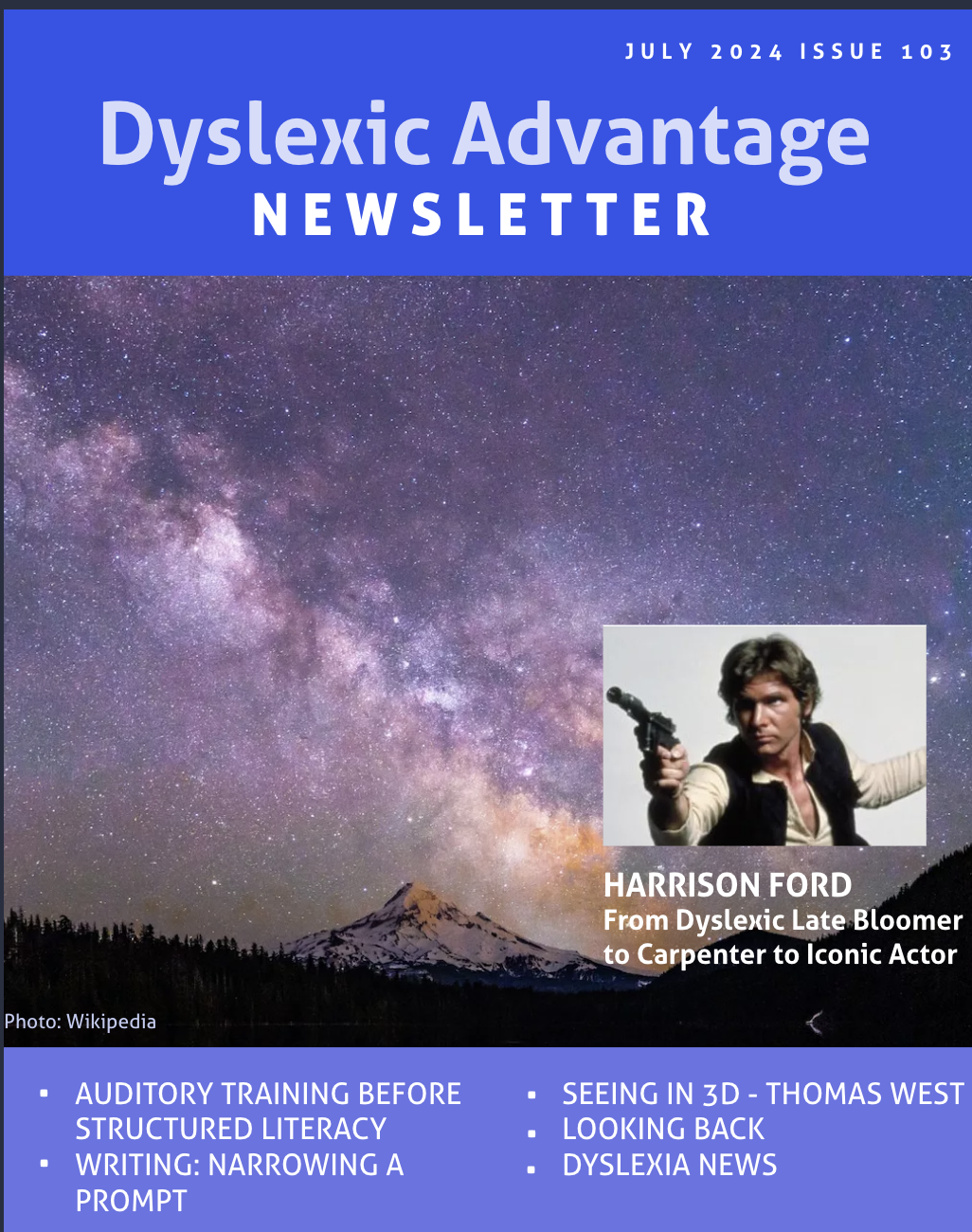 July 2024 Newsletter - Dyslexia | Dyslexic Advantage