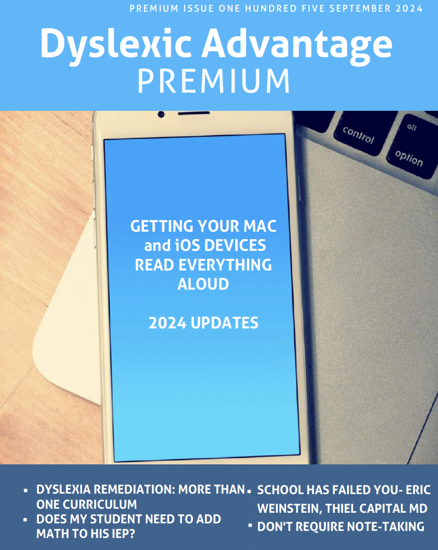 September 2024 Premium - Dyslexia | Dyslexic Advantage